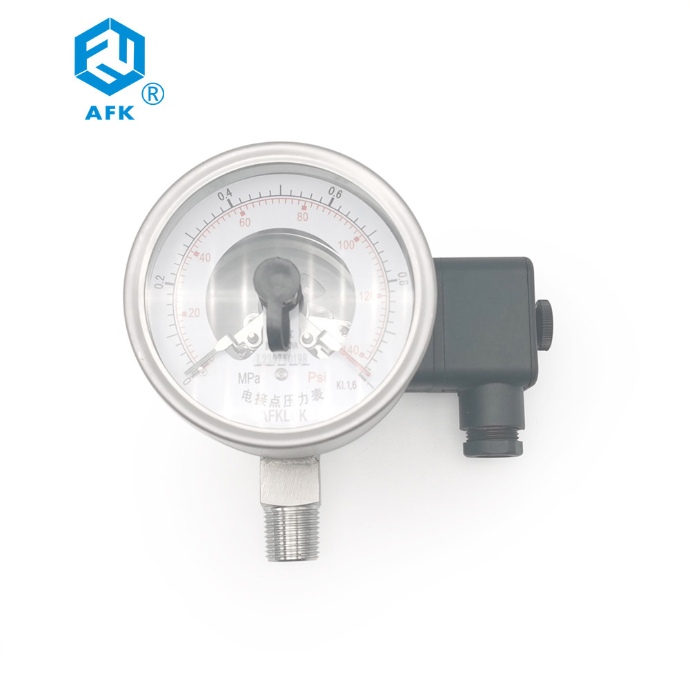 Working principle and calibration of electric contact pressure gauge！
