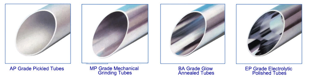 Why stainless steel tubes distinguish between BA grade and EP grade?