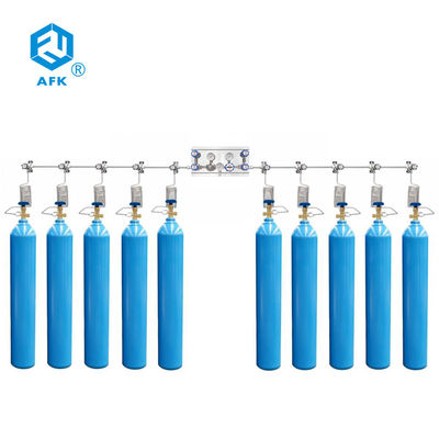 WL500 Stainless Steel Oxygen Cylinder Manifold Double Side Special Gas ...