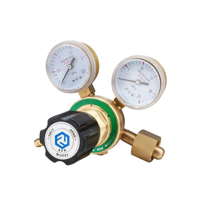 Oxygen Brass Pressure Regulator Inlet 20 Bar High Output Pressure 35 Mpa