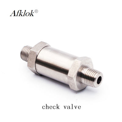 Stainless Steel In-line High Pressure Check Valve for Gas