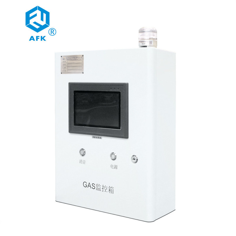 AFK Real Time Gas Monitoring Box PLC touch screen Audible / visual ...