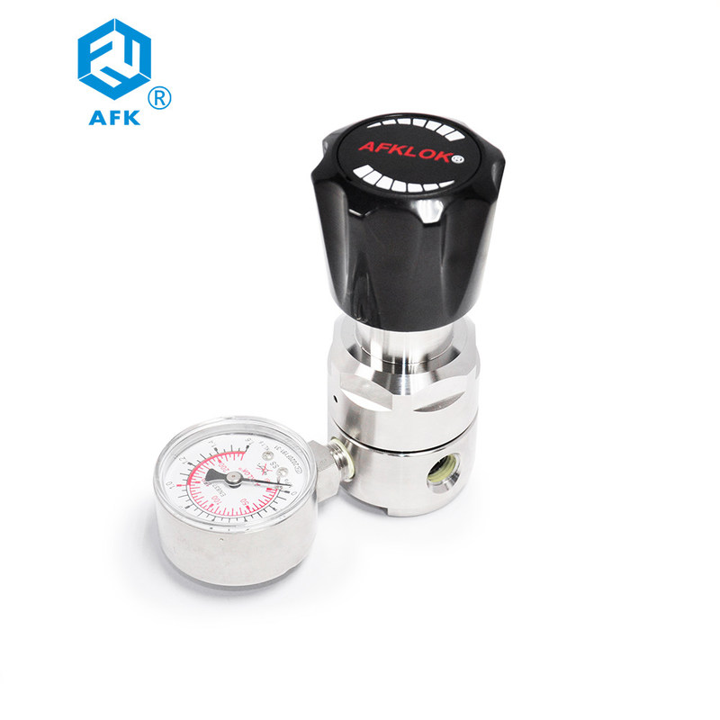 AFK R11 low pressure 1.6MPa Helium Adjustable Nitrogen Gas Stainless Steel Pressure Regulator ...