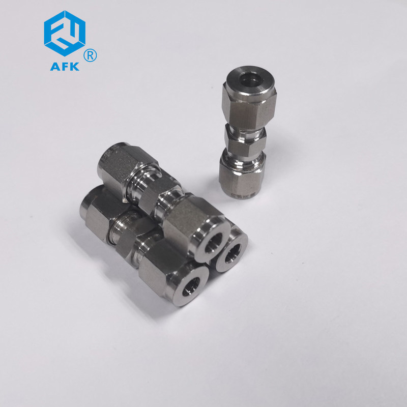1/2 12mm Stainless Steel Compression Fittings 316 Forged Connector Pipe ...