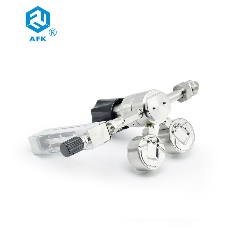 Industrial Single Stage Gas Regulator 4000 Psi High Pressure Helium ...