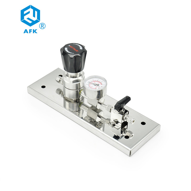 Stainless Steel 316 Gas Control Panel Valves Distribution Outlet ...