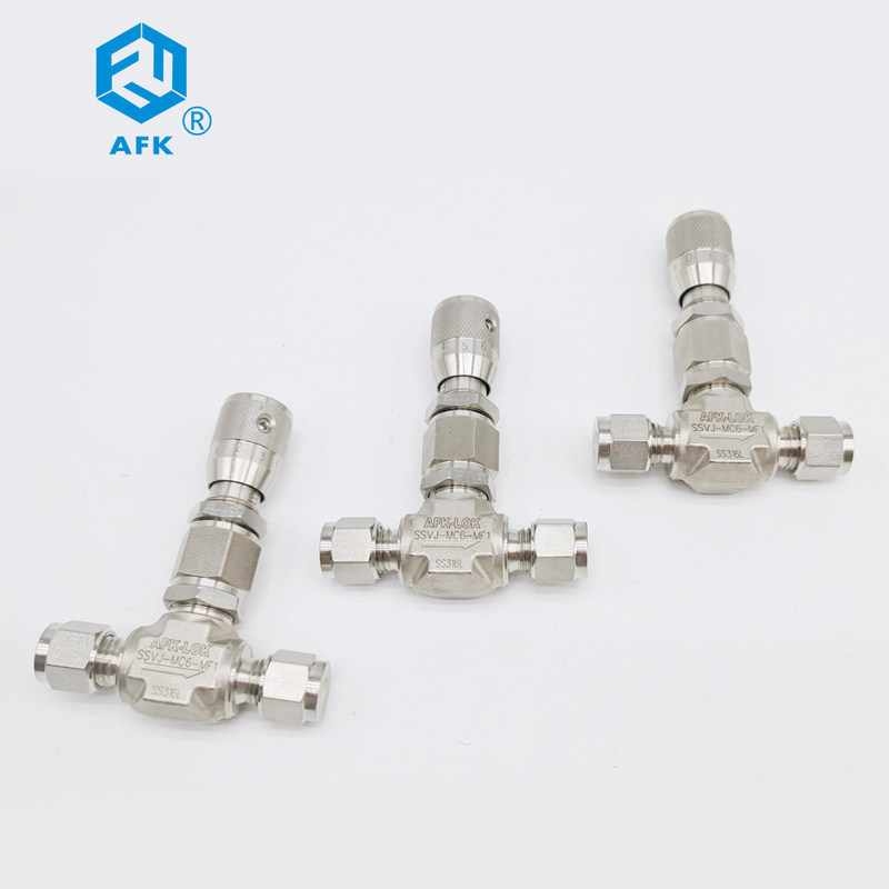 316 Stainless Steel Needle Valve Micro Flow Regulator For Precision ...