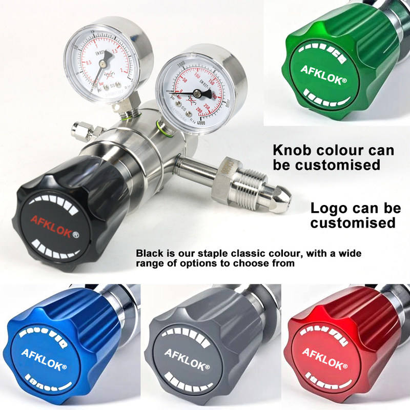 Inlet 4000 Outlet 30psi Air Nitrogen Stainless Steel Two-Stage Pressure ...