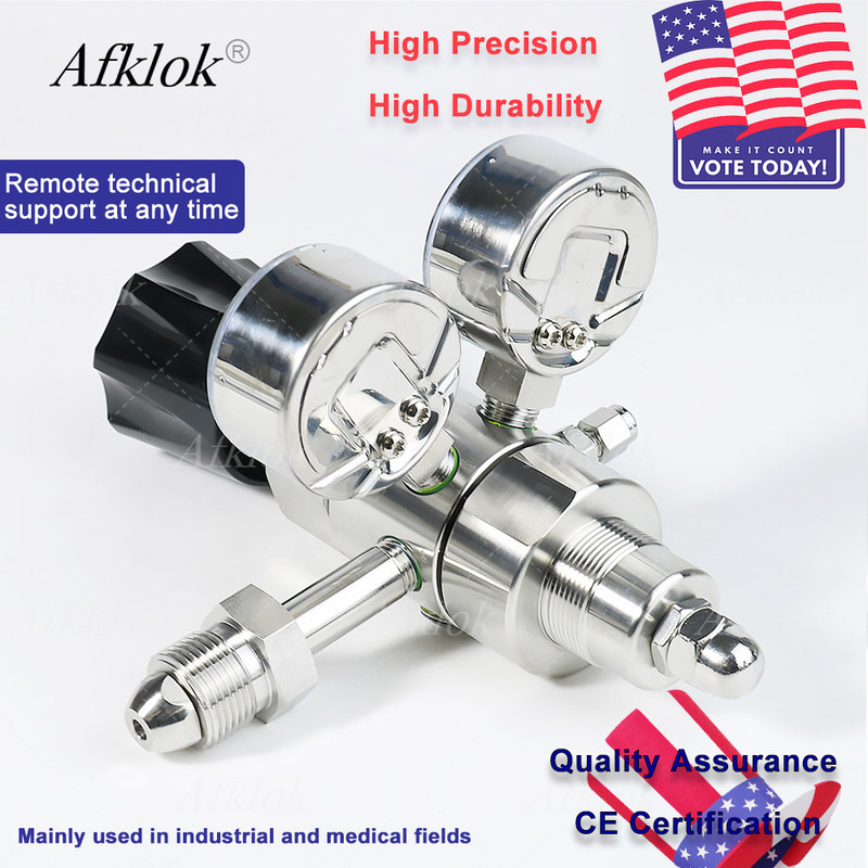 Gas Regulator For Oxygen Pressure Regulators For Helium Acetylene CO2 ...