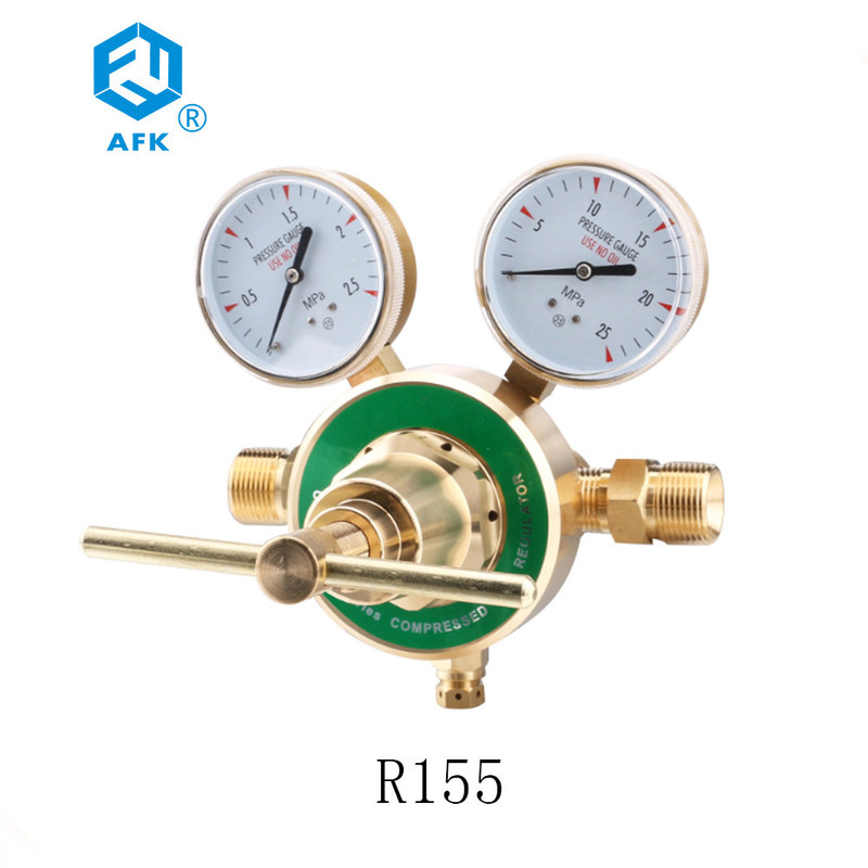 High Flow Brass Oxygen Regulator Single Stage 15 Bar CE Certification