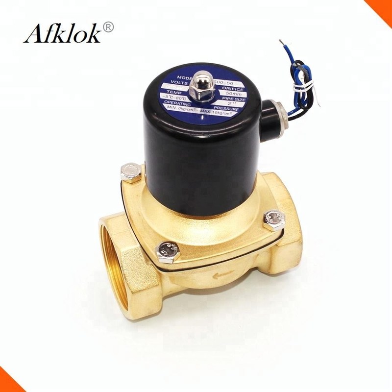 Direct Acting Normally Closed Electric Water Solenoid Valve 2 inch ...