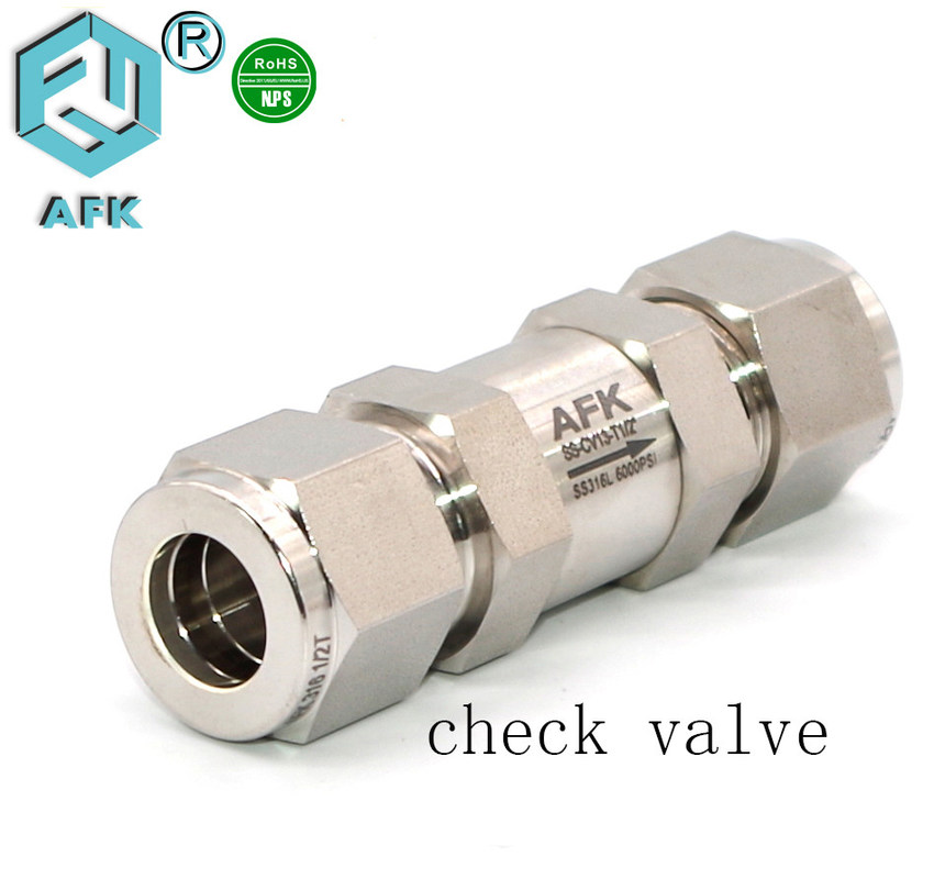 6mm Air Compressor Check Valve High Pressure No Return With Ferrule OD ...