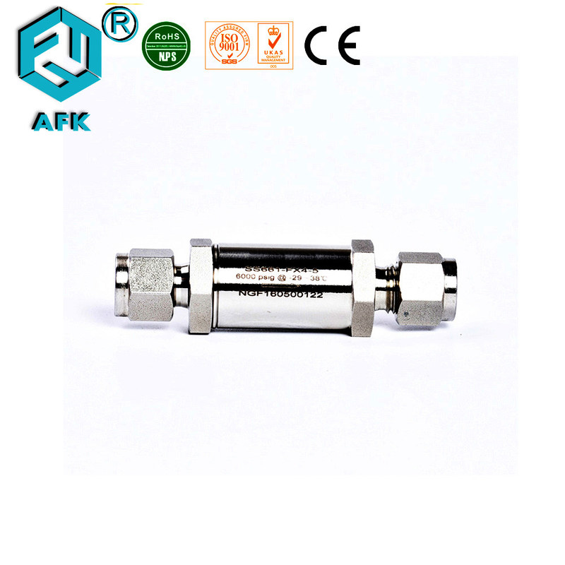 Laboratory Compressed Air Check Valve Ferrule OD Connection 2μM~40μM ...