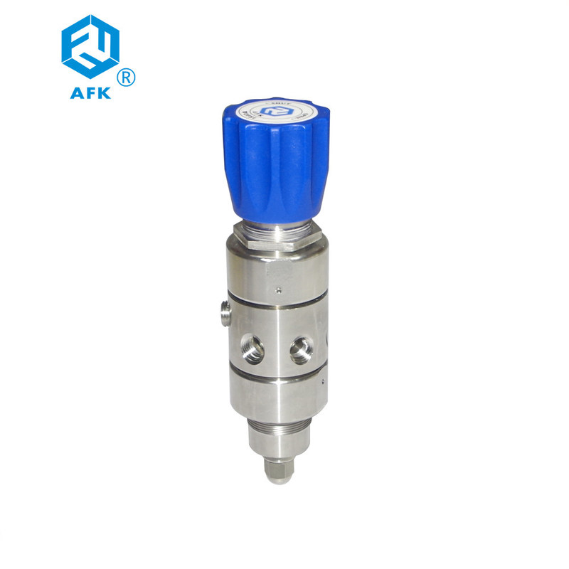 Double Stage Stainless Steel Pressure Regulator 1/4" NPT Inlet 3000 Psi ...