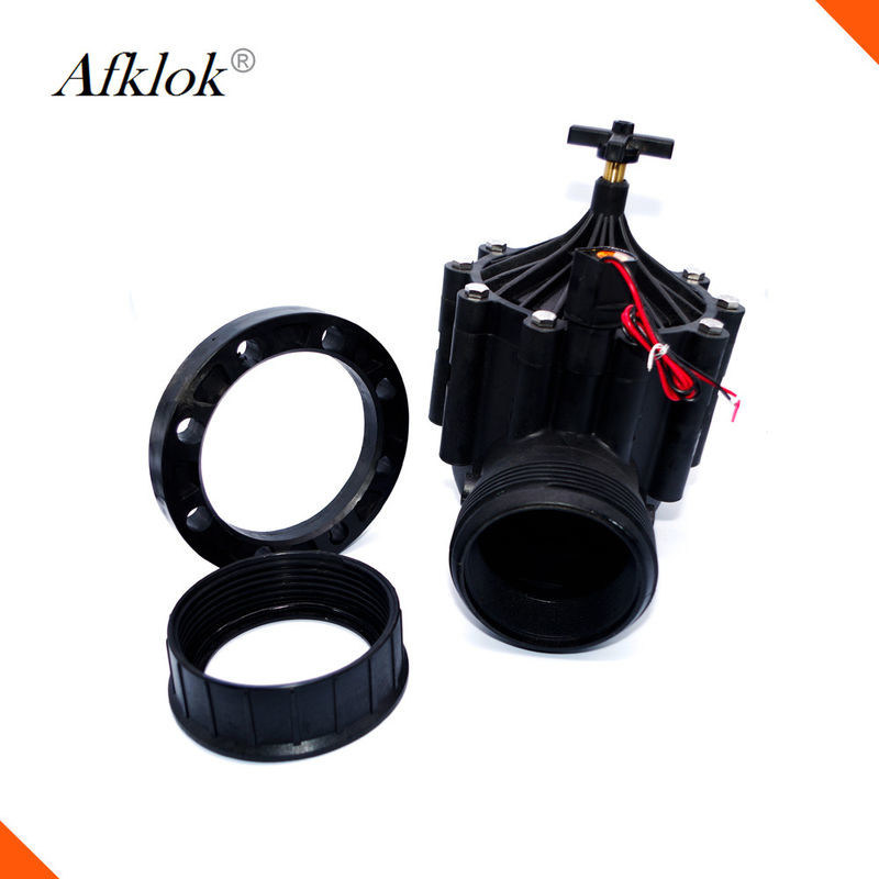 2 Way Normal Closed Irrigation Water Flange Solenoid Valve For Golf ...