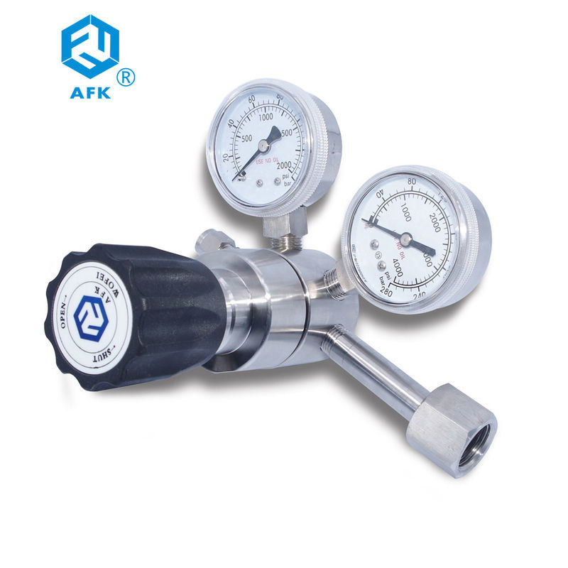 R41 Single Stage Piston Stainless Steel Pressure Regulator 6000 Psi For ...