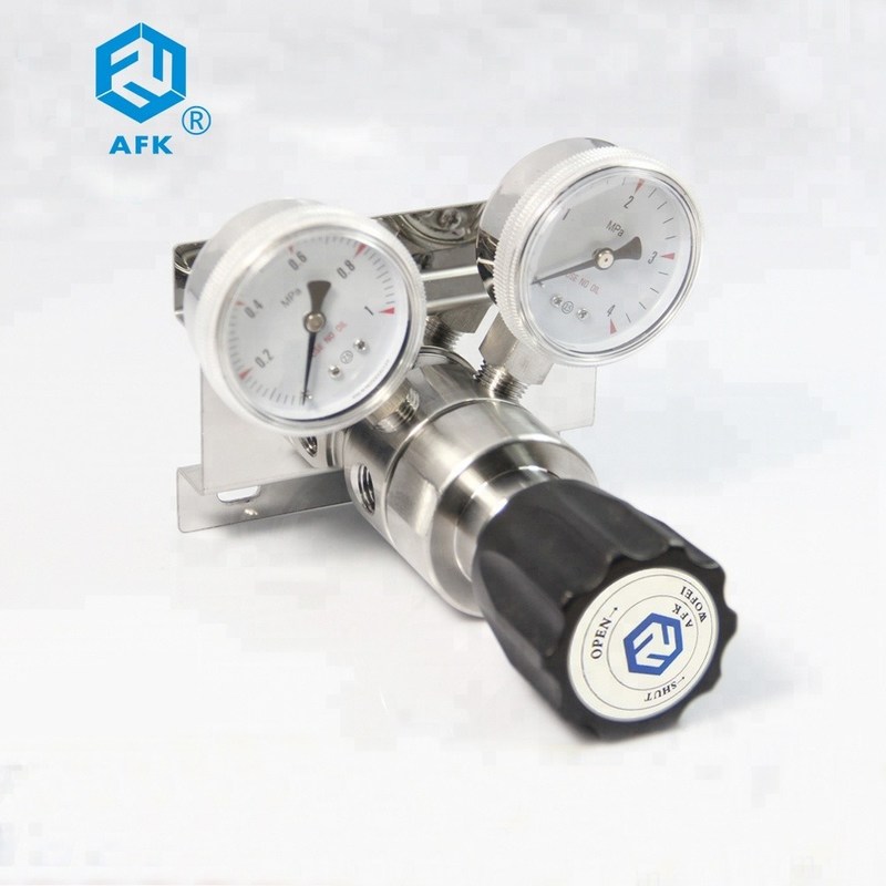 High Purity Stainless Steel Pressure Regulator Ones Stage Diaphragm ...