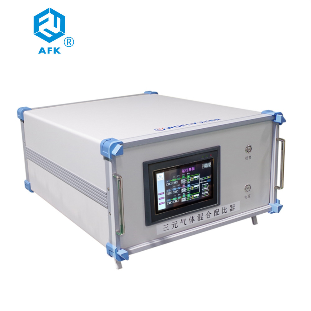 AFK Ternary Gas Mixing Proportioner Touch Screen For Laboratory Testing ...