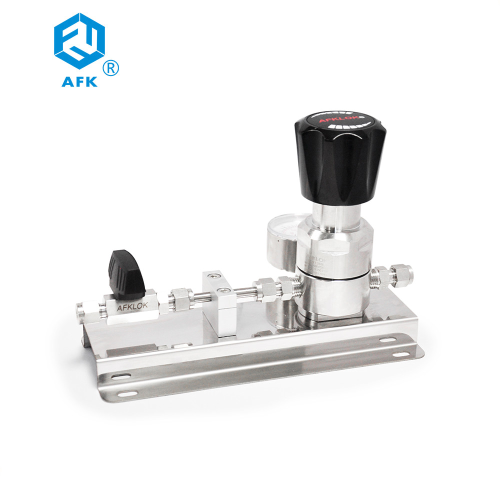 Stainless Steel Secondary Gas Regulator Low Pressure 2.5MPa With Panel ...