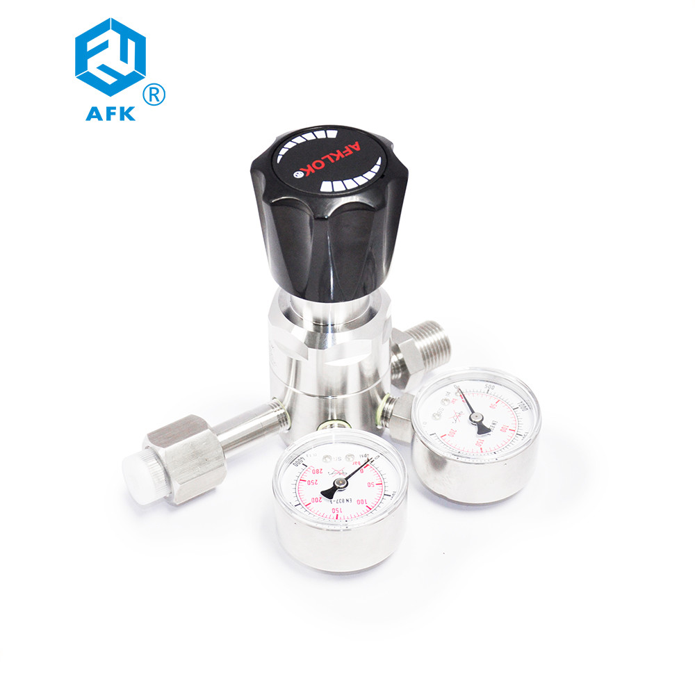 AFK Stainless Steel Pressure Regulator 1/4NPT High Pressure 4000psi ...