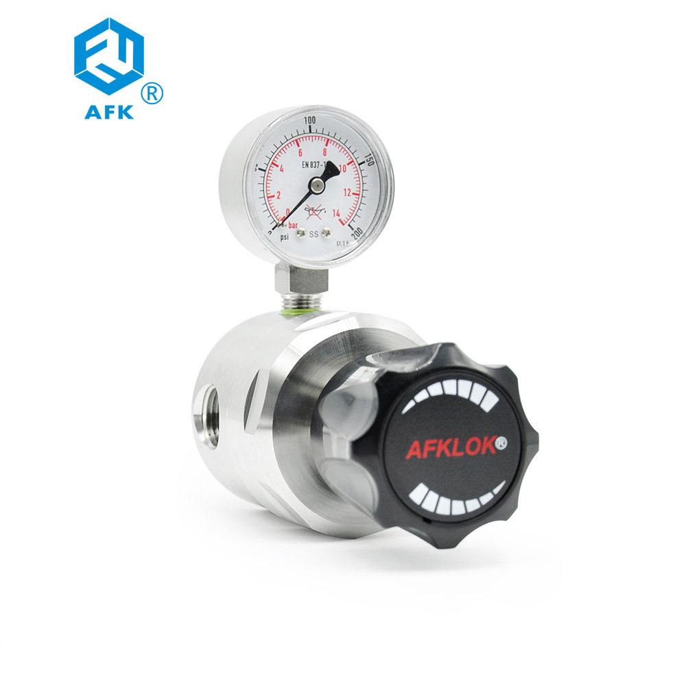 CO2 Gas Pressure Regulator Single Gauge Single Stage 316 Stainless ...