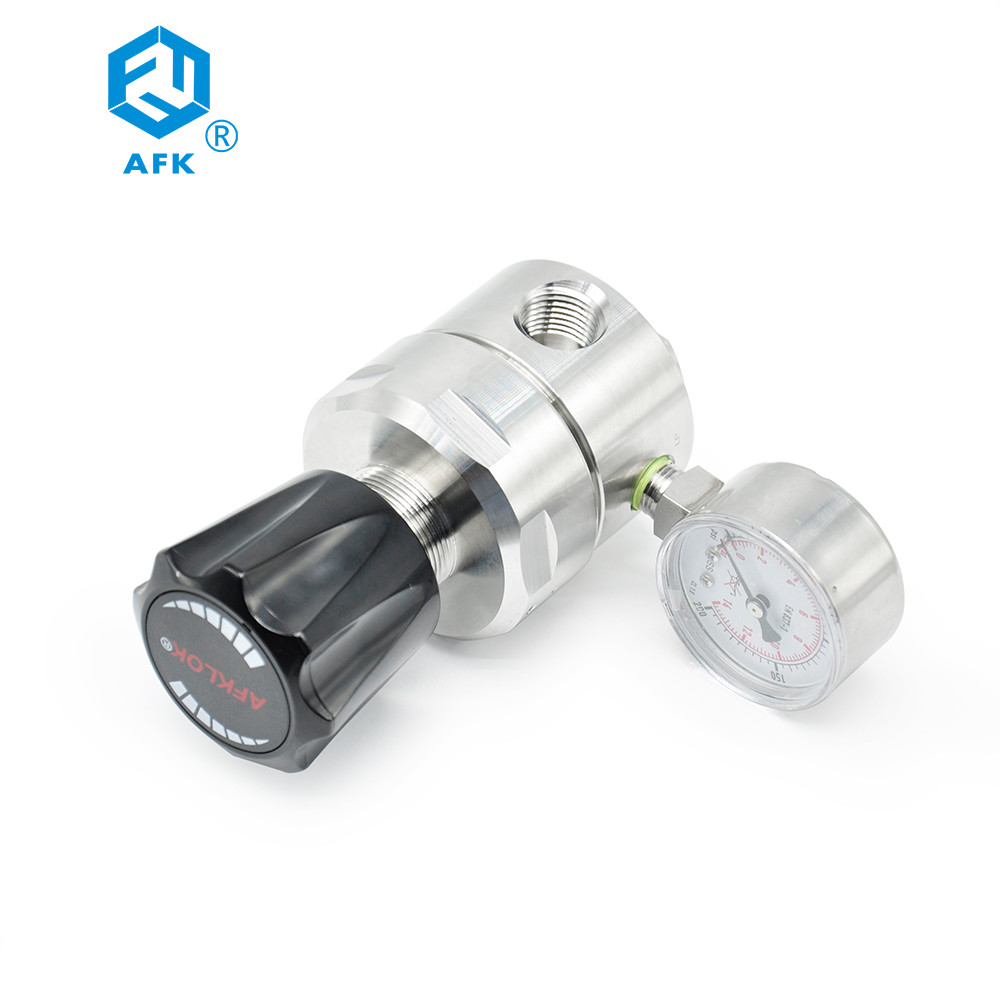 CO2 Gas Pressure Regulator Single Gauge Single Stage 316 Stainless ...