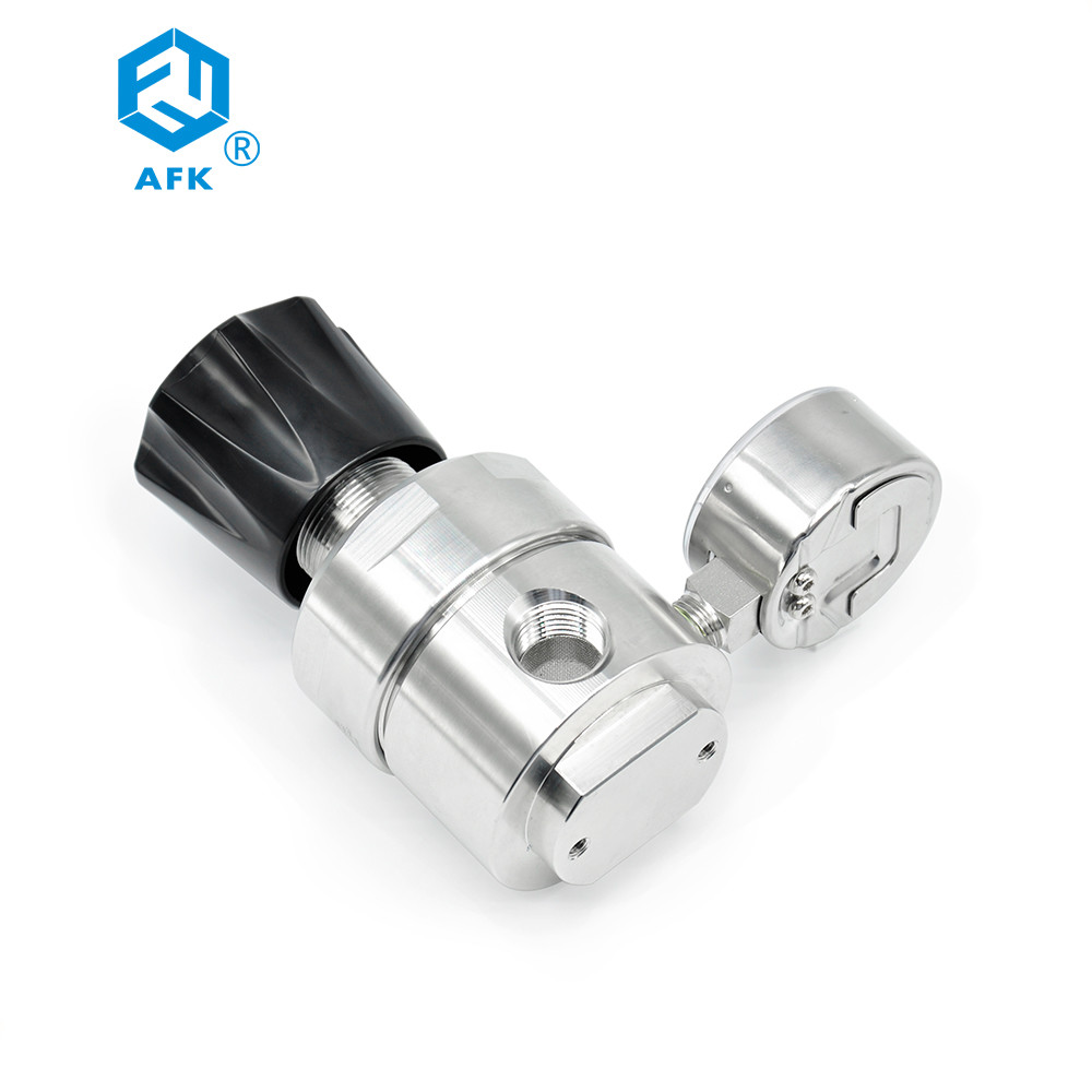 CO2 Gas Pressure Regulator Single Gauge Single Stage 316 Stainless ...