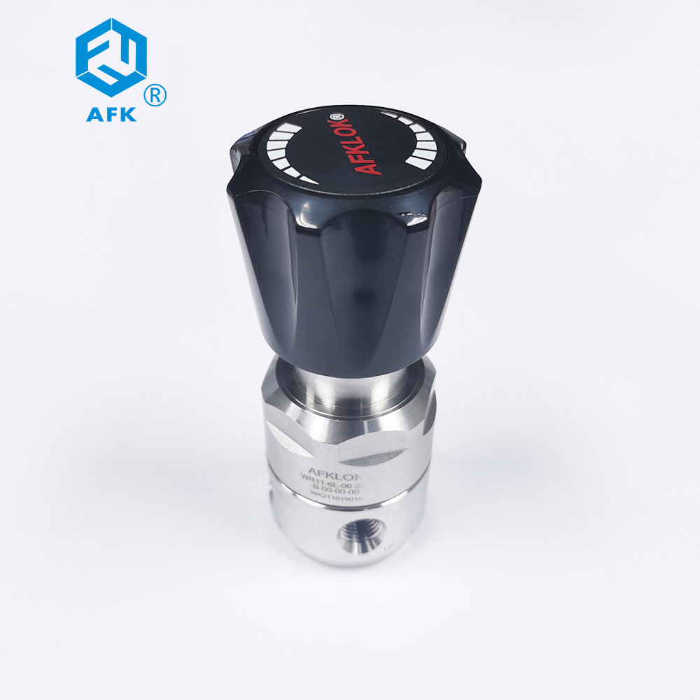 High Pressure Adjustable Gas Pressure Regulator PCTFE / PTFE / Vespel ...