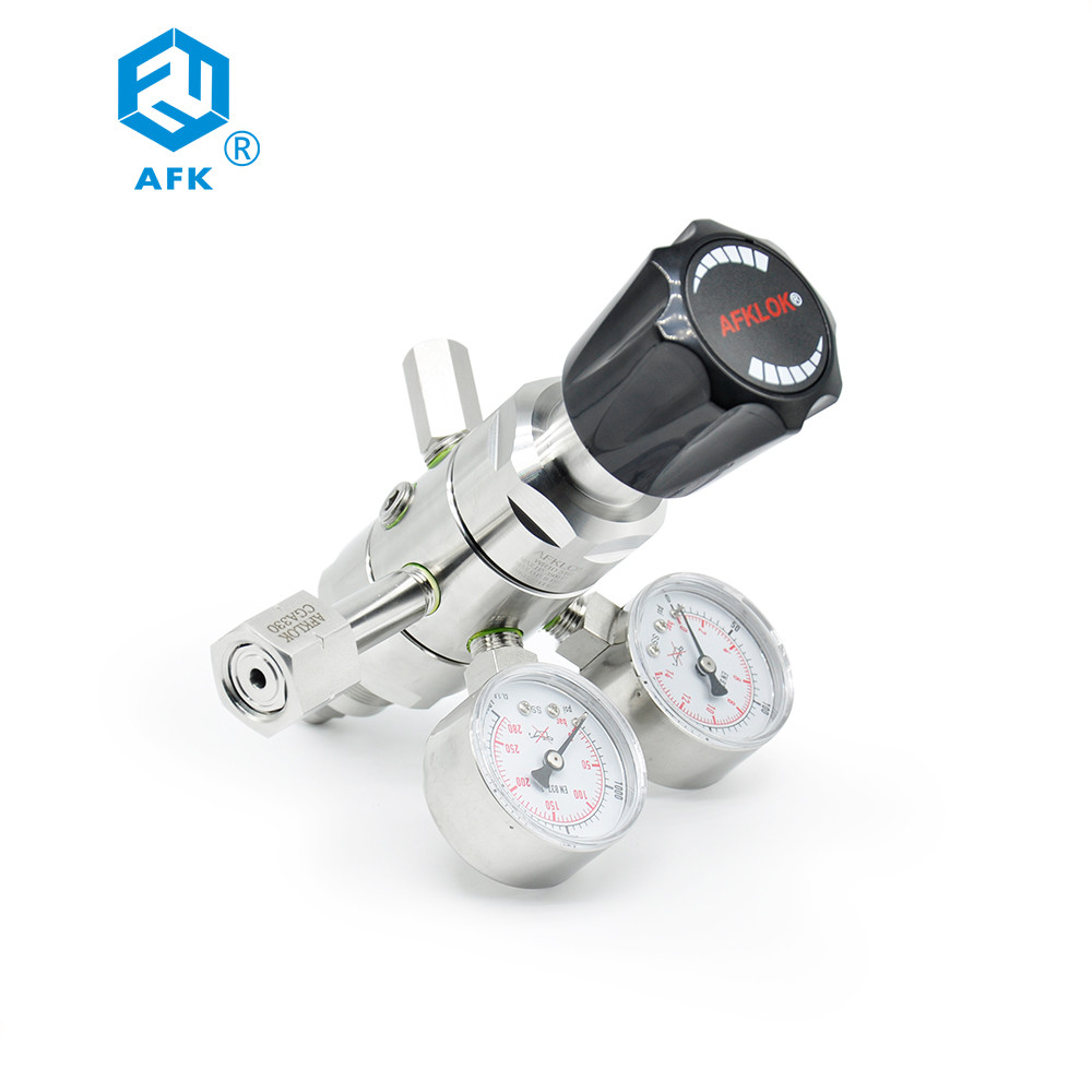 Stainless Steel High Pressure Air Regulator Two Stage Pressure ...