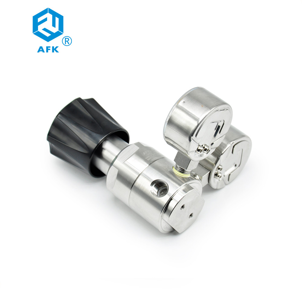 Stage Hydrogen Gas Pressure Regulator with Gauges Gas Cylinder ...
