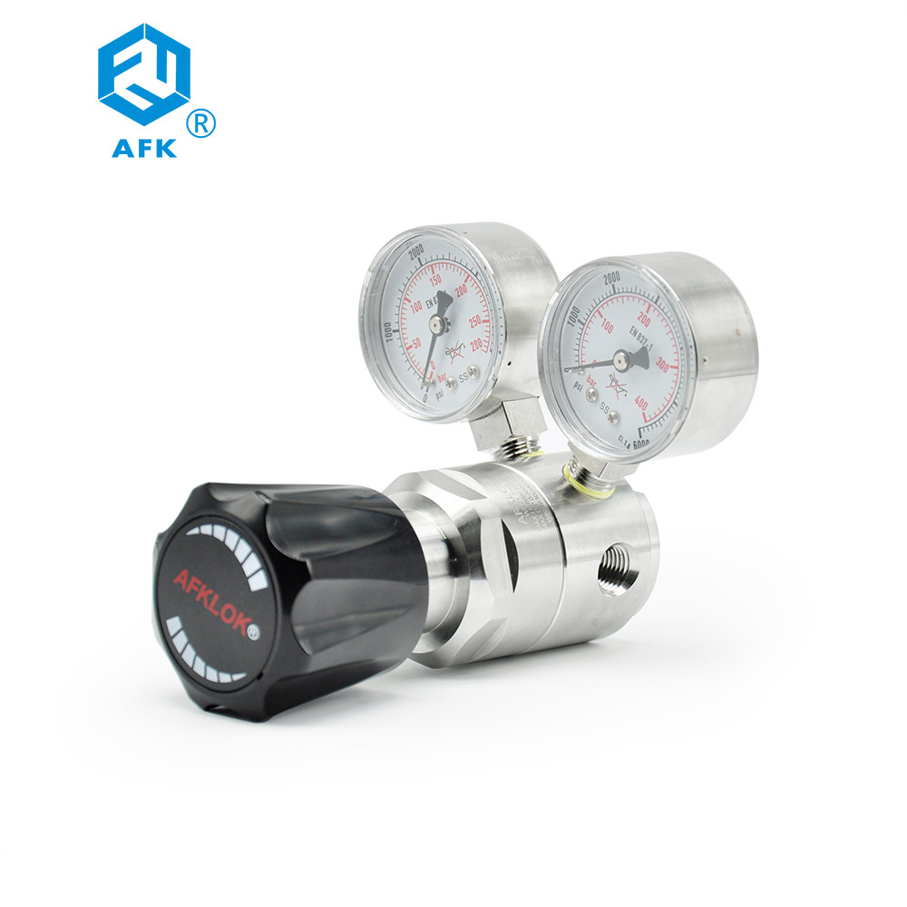 Stage Hydrogen Gas Pressure Regulator with Gauges Gas Cylinder ...