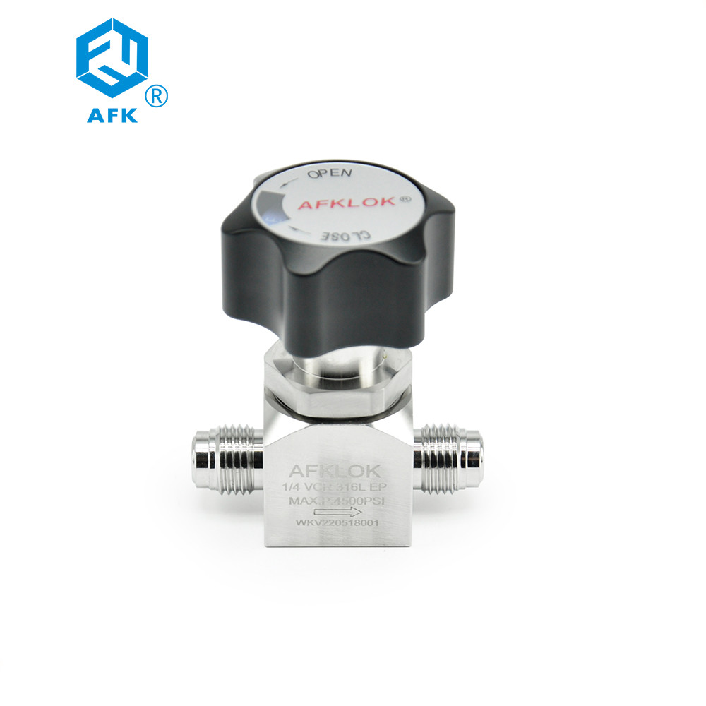 EP Grade Straight Through Diaphragm Valve SS316 Ultrahigh Purity Manual ...