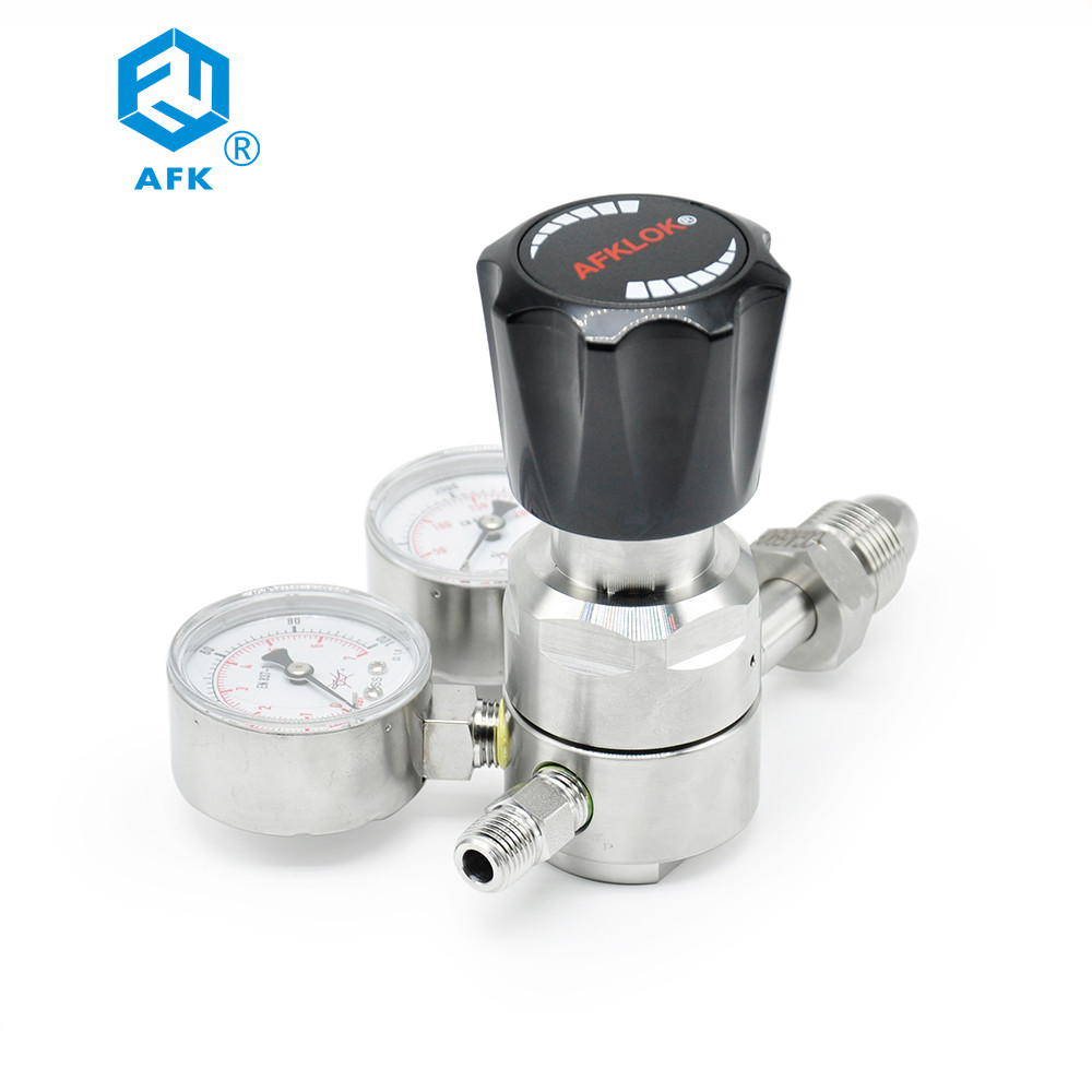 High Pressure Co2 Stainless Steel Pressure Regulator 4000psi Inlet Range