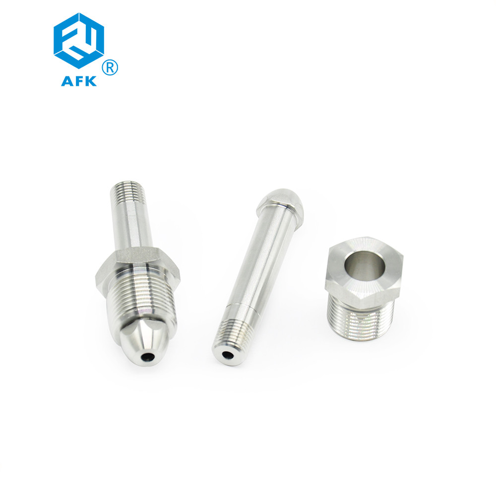 UNI4412 316 Stainless Steel Tube Fittings NPT Male Gas Cylinder Connector