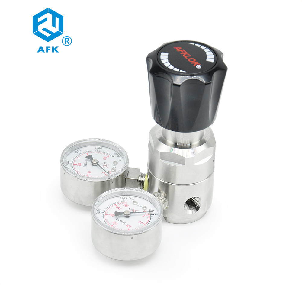 CO2 Nitrogen Propane Gas Pressure Regulator Valve With Gauge 6000psi ...