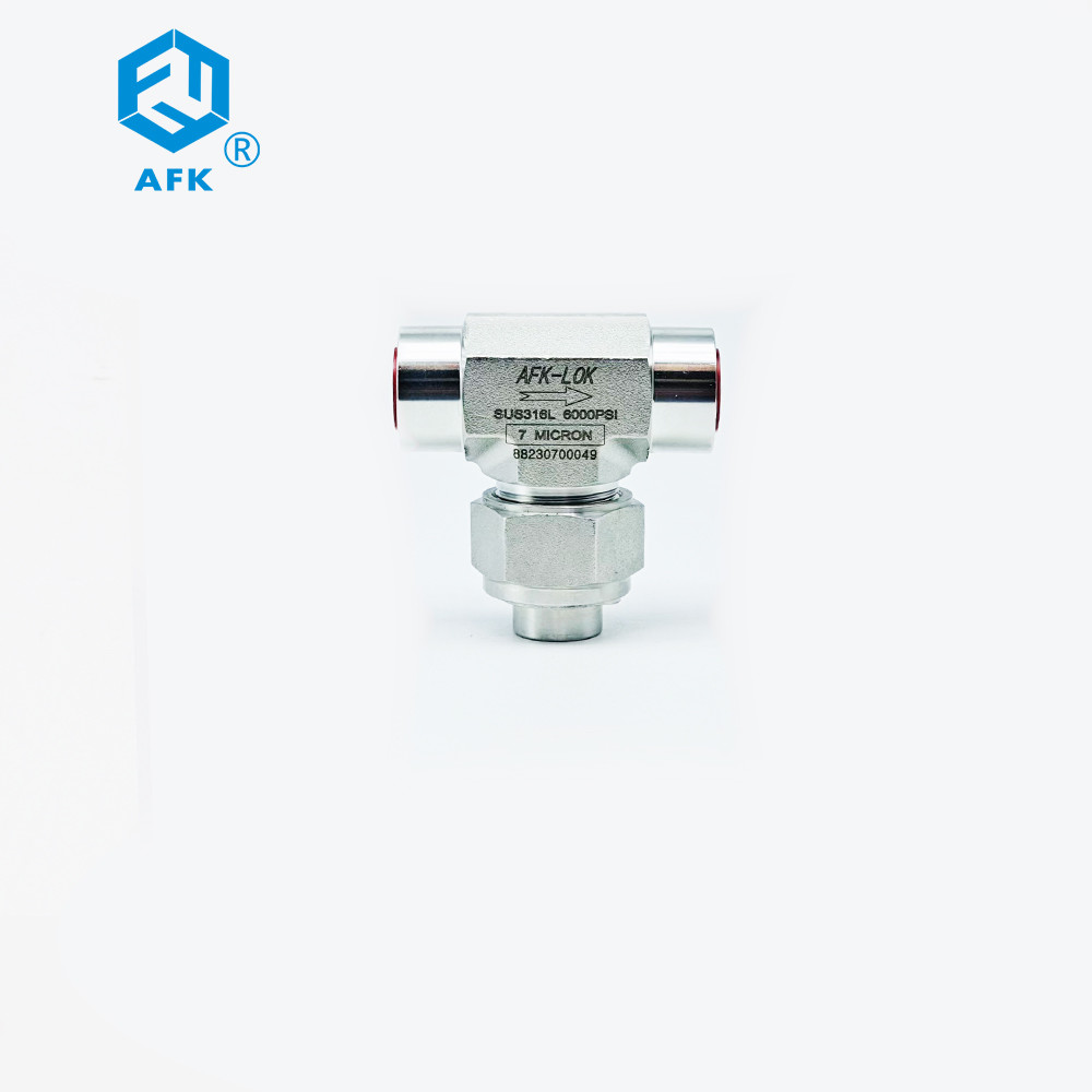 High Pressure Gas Line Filter 3 Way Female Type Good Sealing