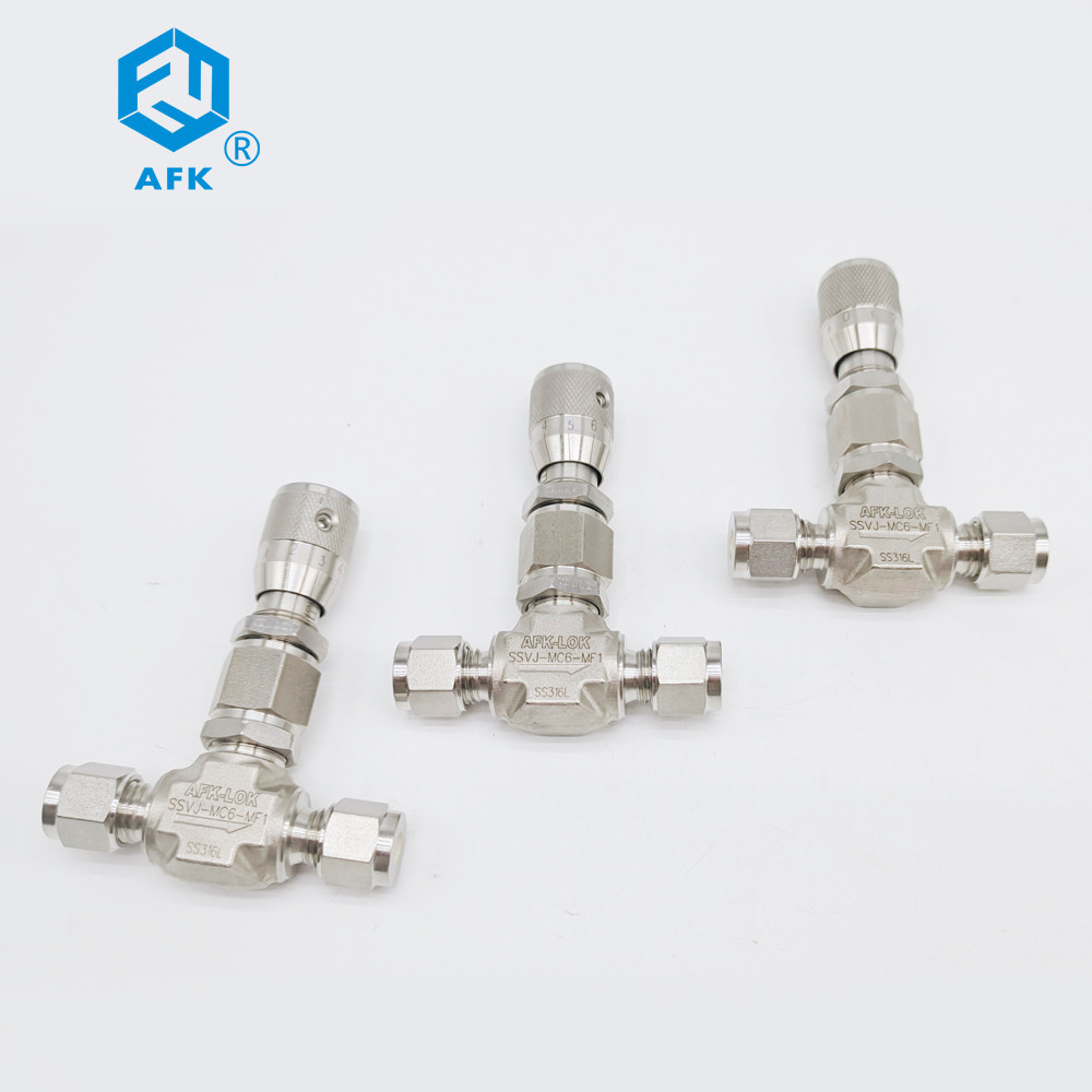 Stainless Steel 316 Micro Flow Regulator Needle Valves for Precision ...
