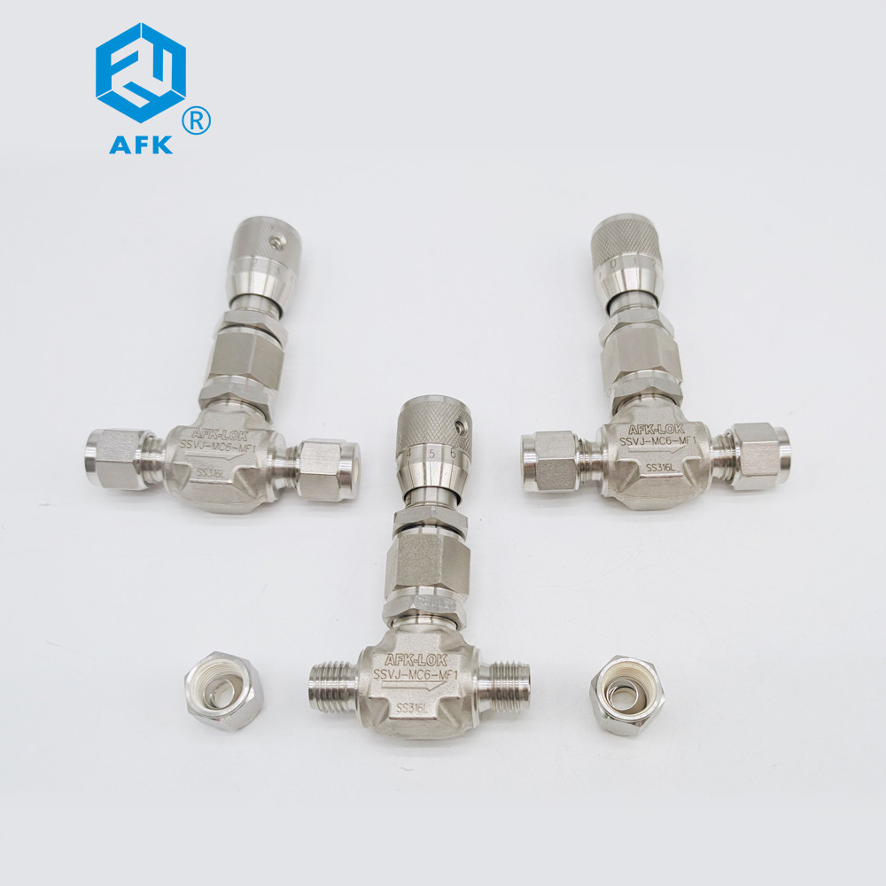 316 Stainless Steel Needle Valve Micro Flow Regulator For Precision ...