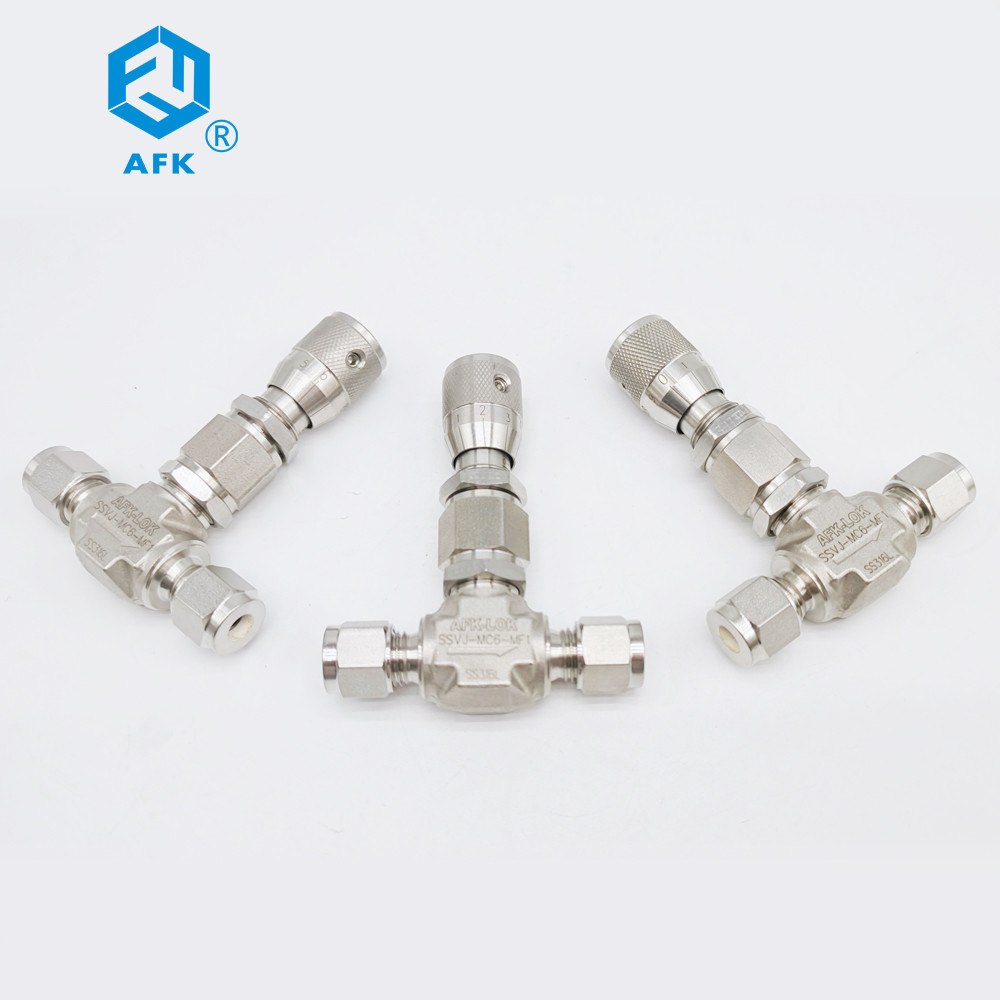 316 Stainless Steel Needle Valve Micro Flow Regulator For Precision ...