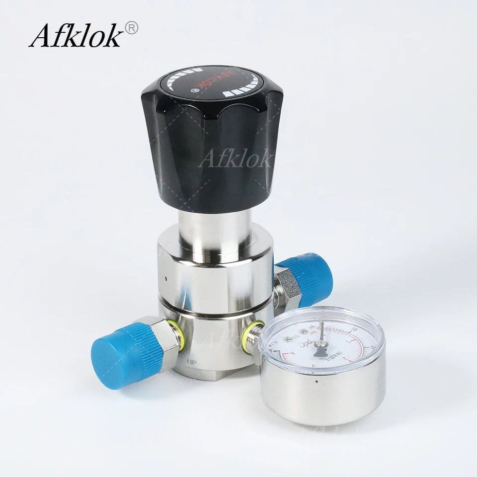 Stainless Steel Single Stage Pressure Regulator Single Gauge 60psi with ...