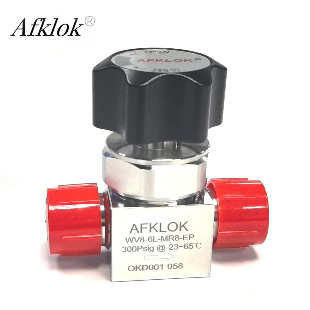 Medium Temperature Diaphragm Valve for Gas Media Flow Control in ...