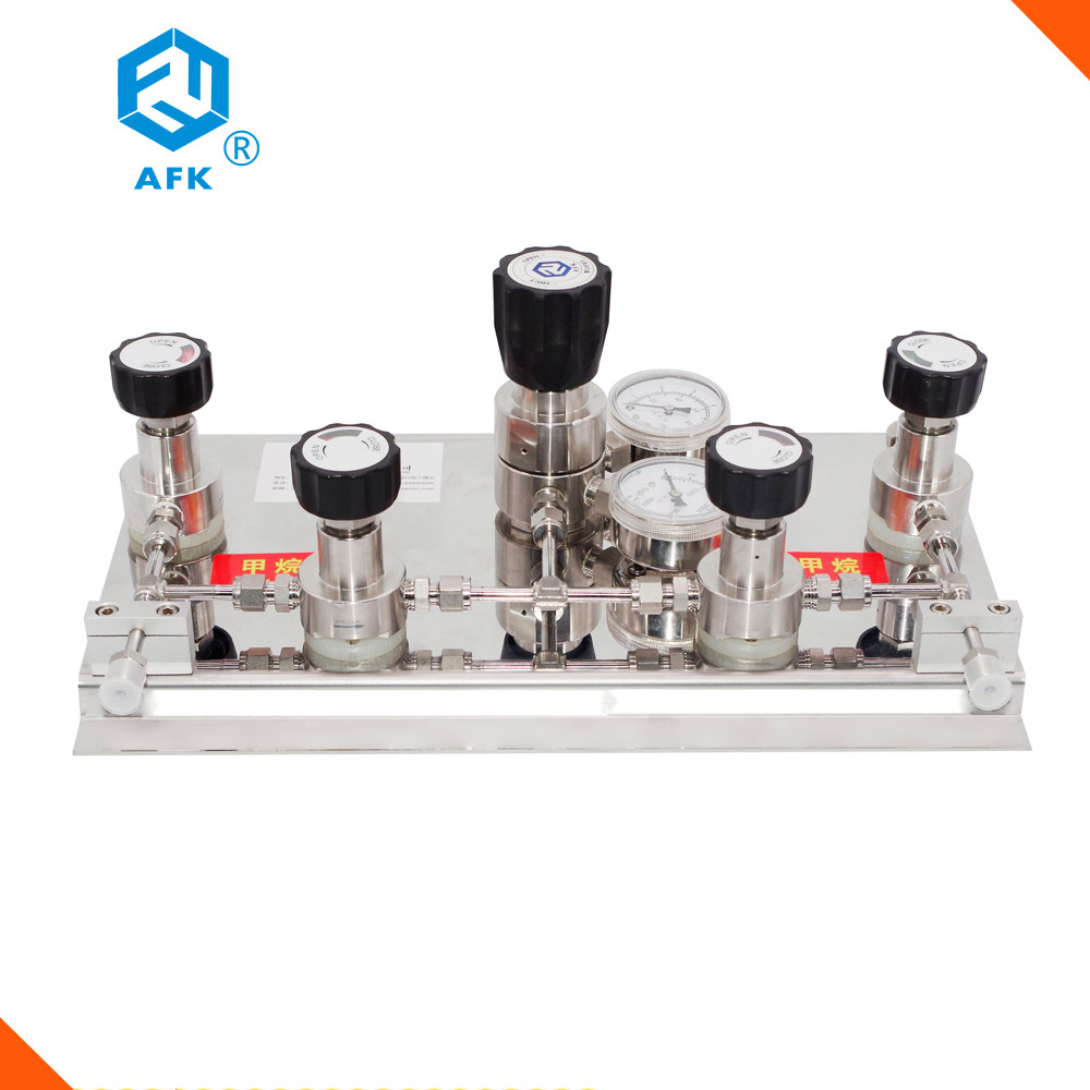 Semi - Automatic Changeover Manifold With 1/4" NPT Thread For Laboratory