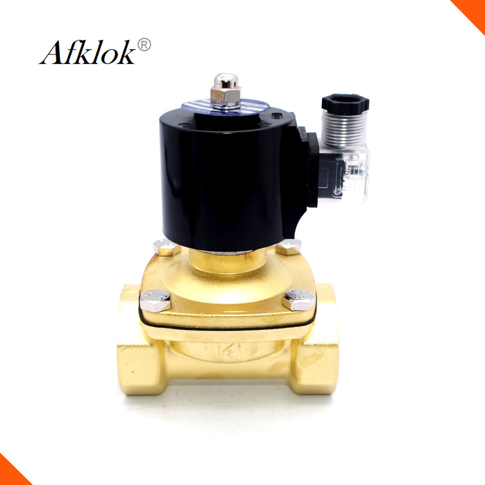 Brass Normally Closed 2w-500-50 Diaphragm 2 inch Water Solenoid Valve ...