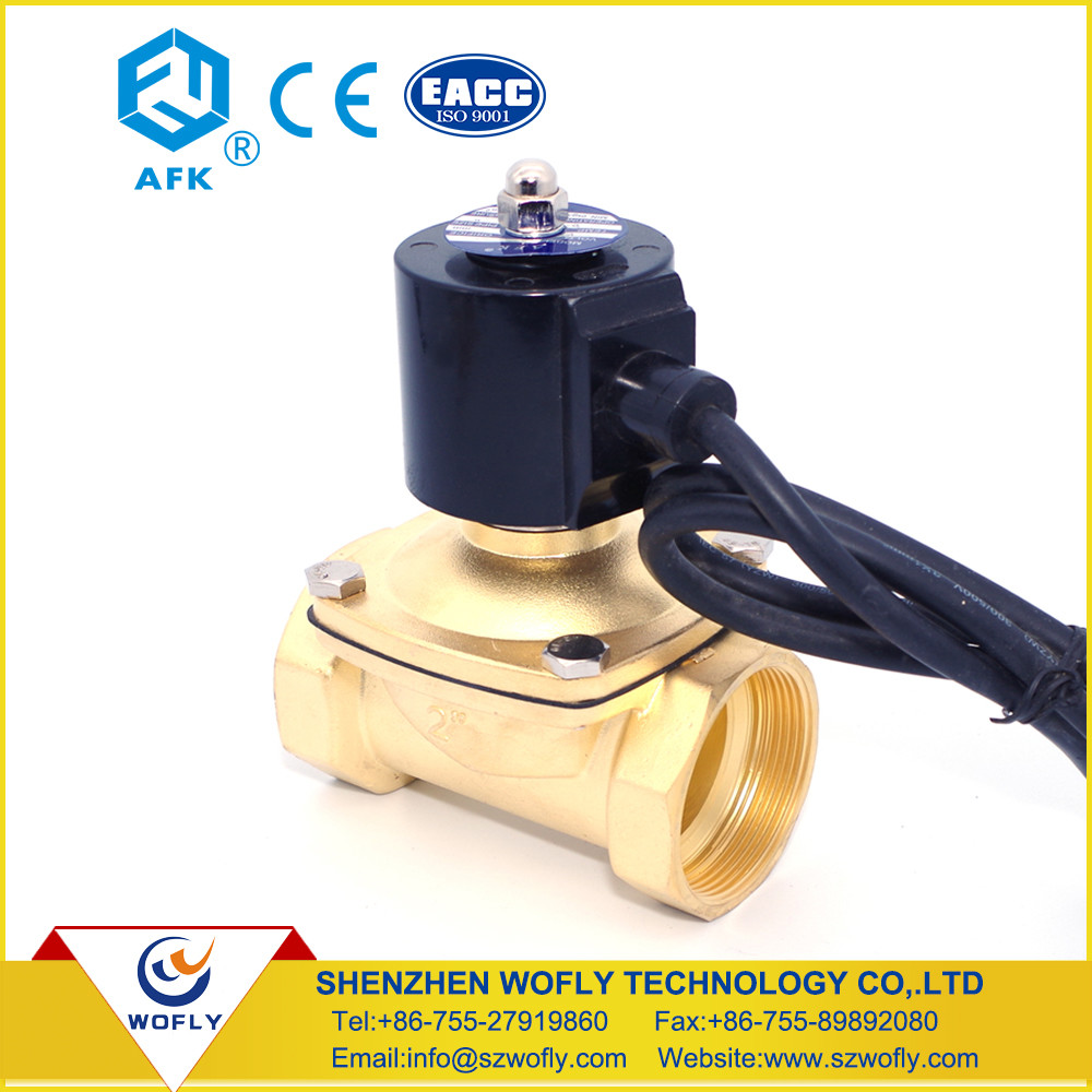 12 Volt Water Fountain Solenoid Valve 40mm With BSP Connector 0-10 Bar