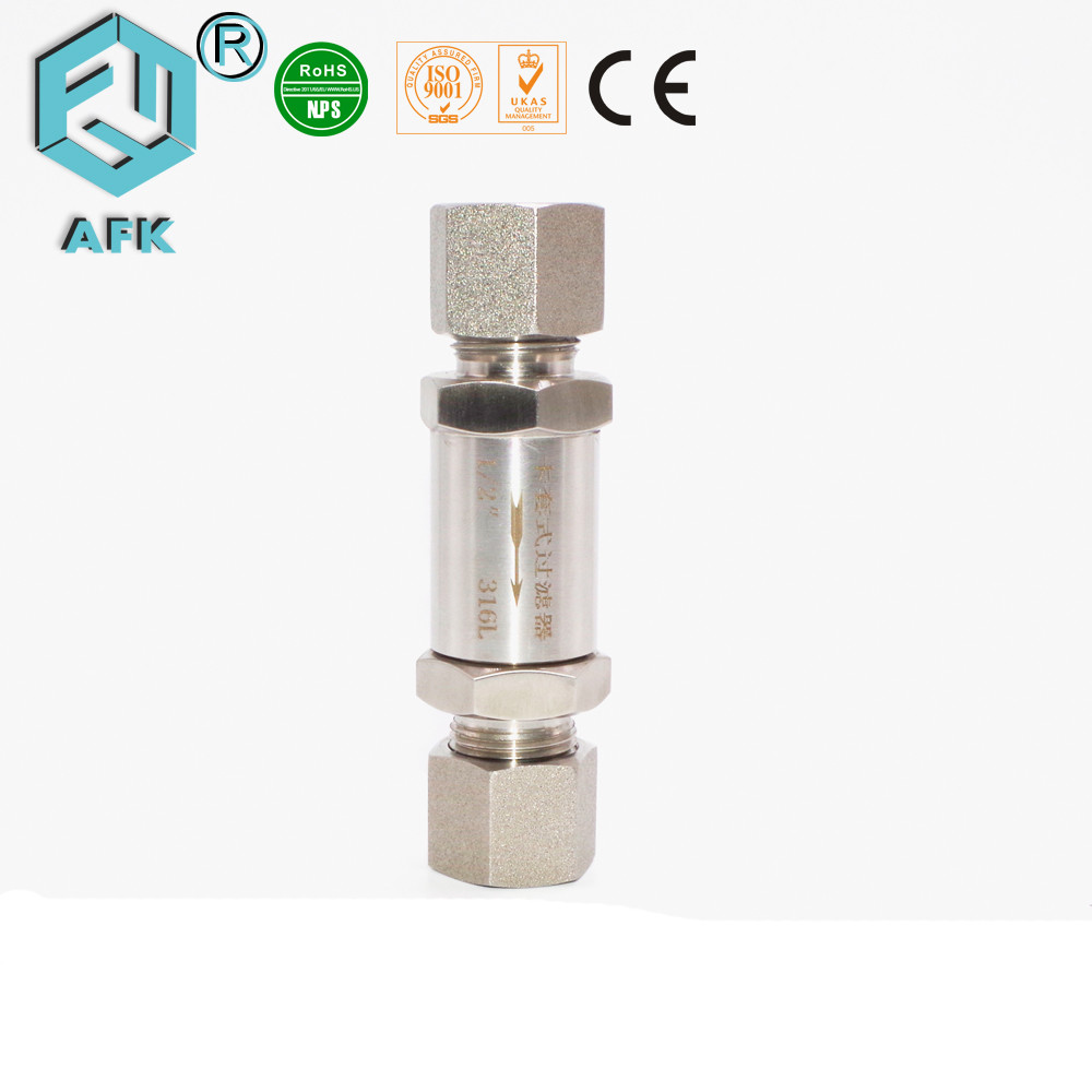 Laboratory Compressed Air Check Valve Ferrule OD Connection 2μM~40μM ...