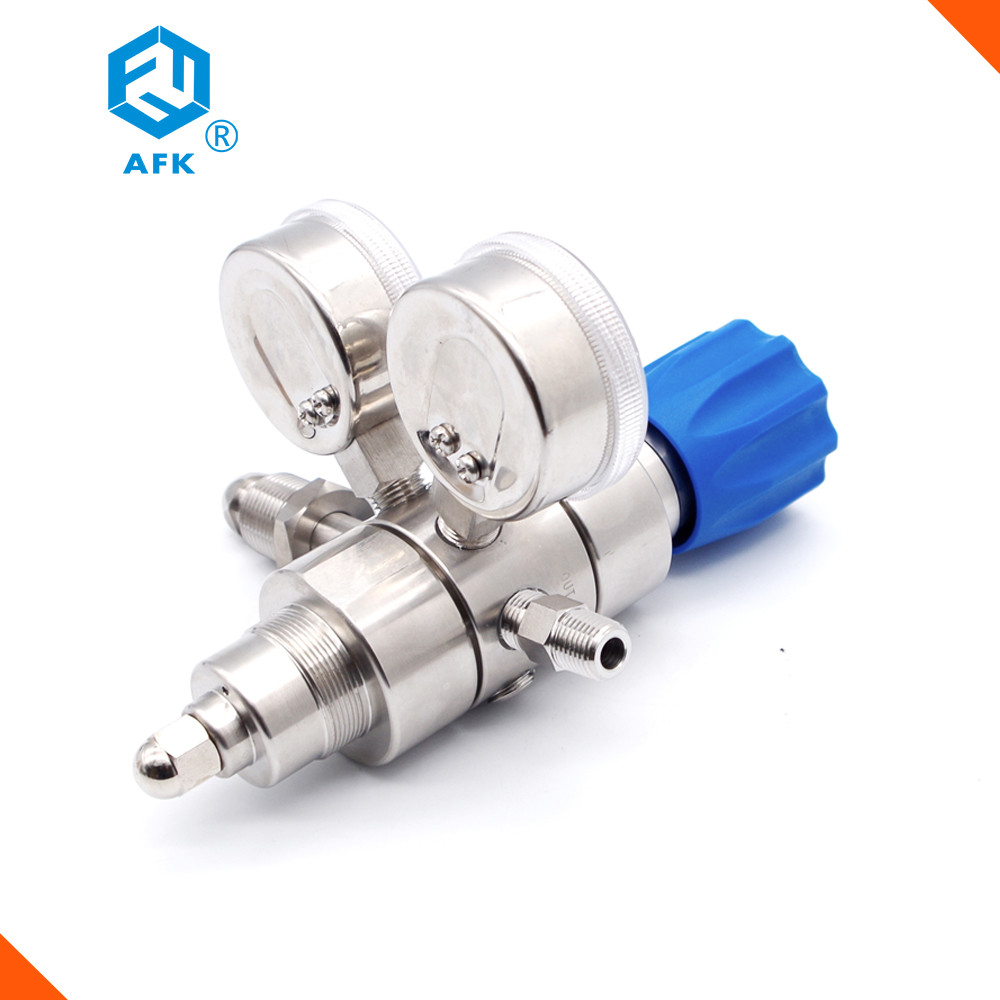 Dual Stage Stainless Steel Pressure Regulator 3000PSI Equipped With ...