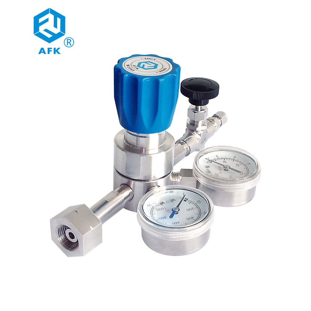 High Pressure Piston Type Stainless Steel Oxygen Pressure Regulator