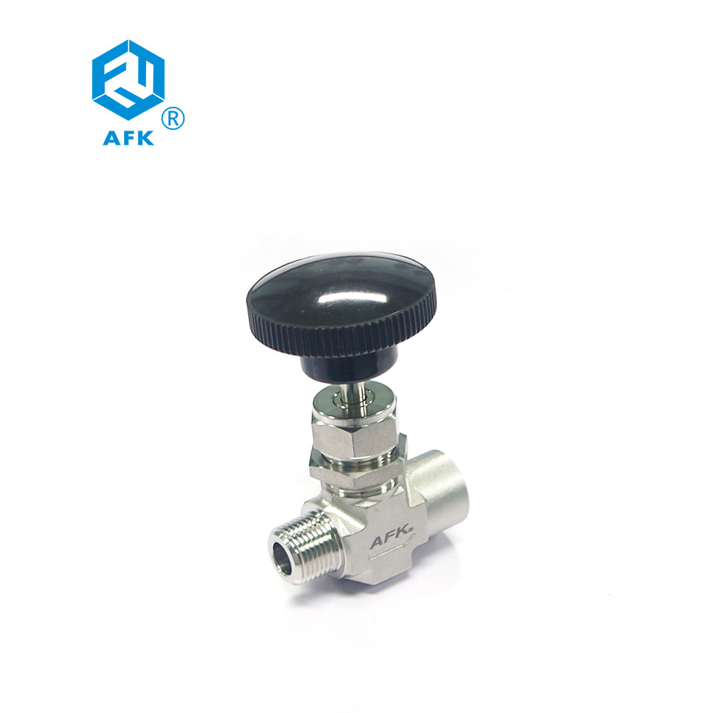 Panel Mount 6000psi SS316 Gas Compression Needle Valve 342bar