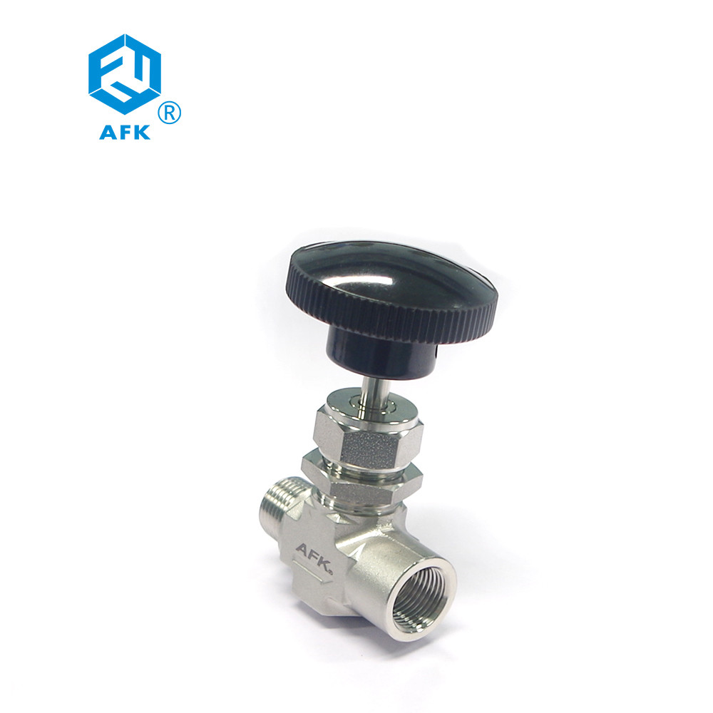 Panel Mount 6000psi SS316 Gas Compression Needle Valve 342bar