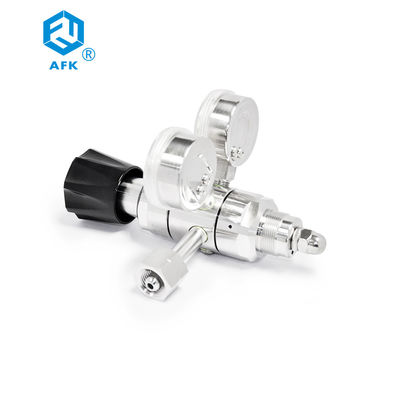 AFK SS R31 Precision Pressure Gauge Helium Gas Regulator Two Stage